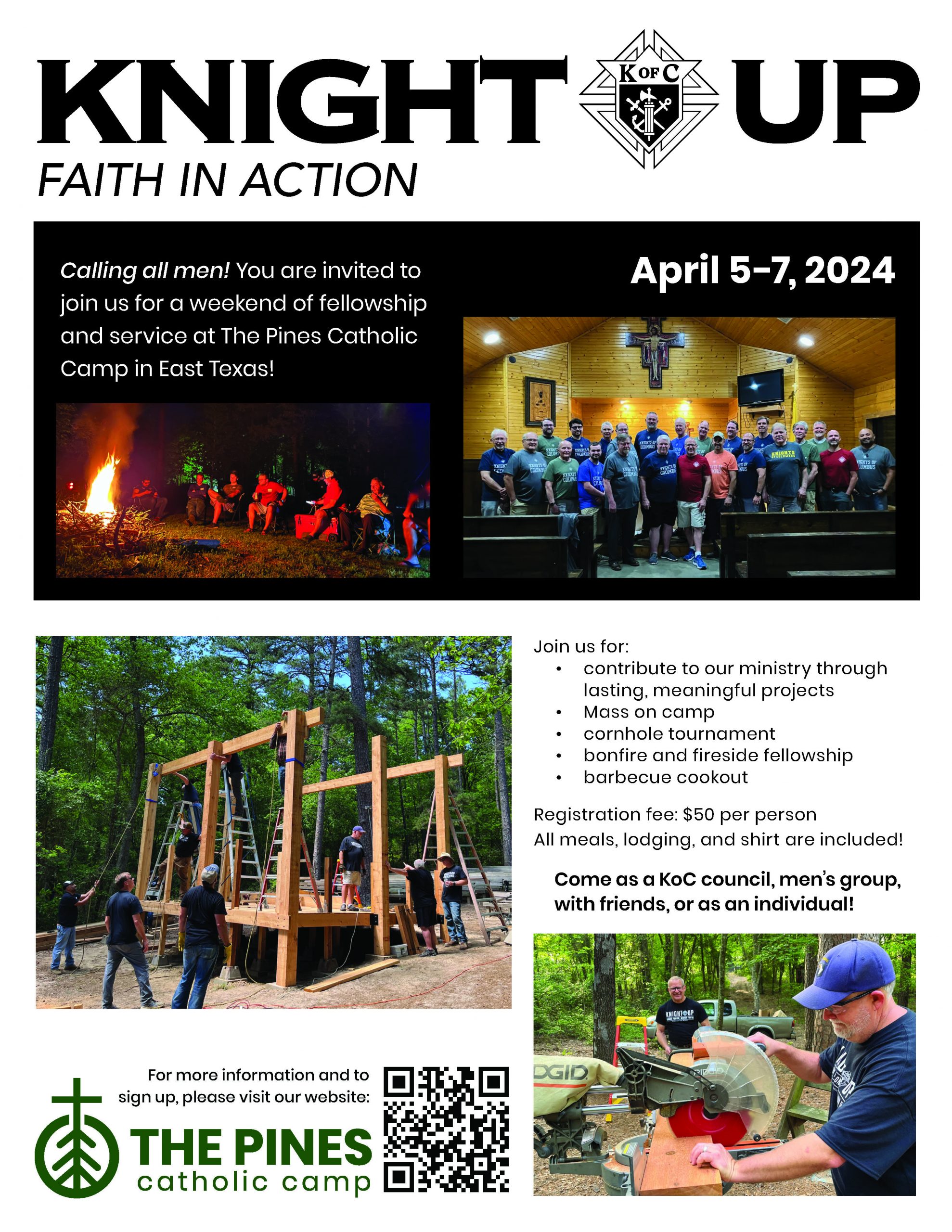 Knight Up Weekend - Knights of Columbus Dallas Diocese Chapter